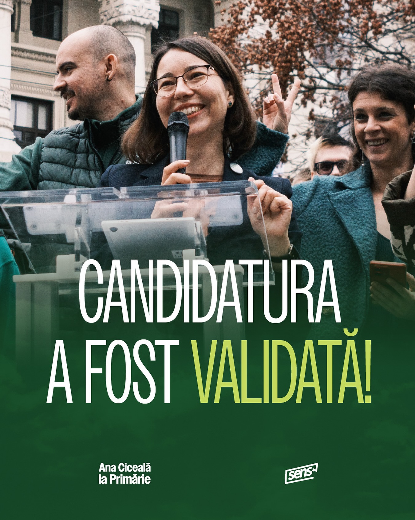 Ana Ciceală și-a depus oficial candidatura pentru Primăria Capitalei. Ea este susținută de SENS ...