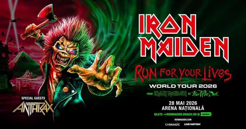 TPBI: Concertul Iron Maiden de joi, de pe Arena Naţională, modifică ...